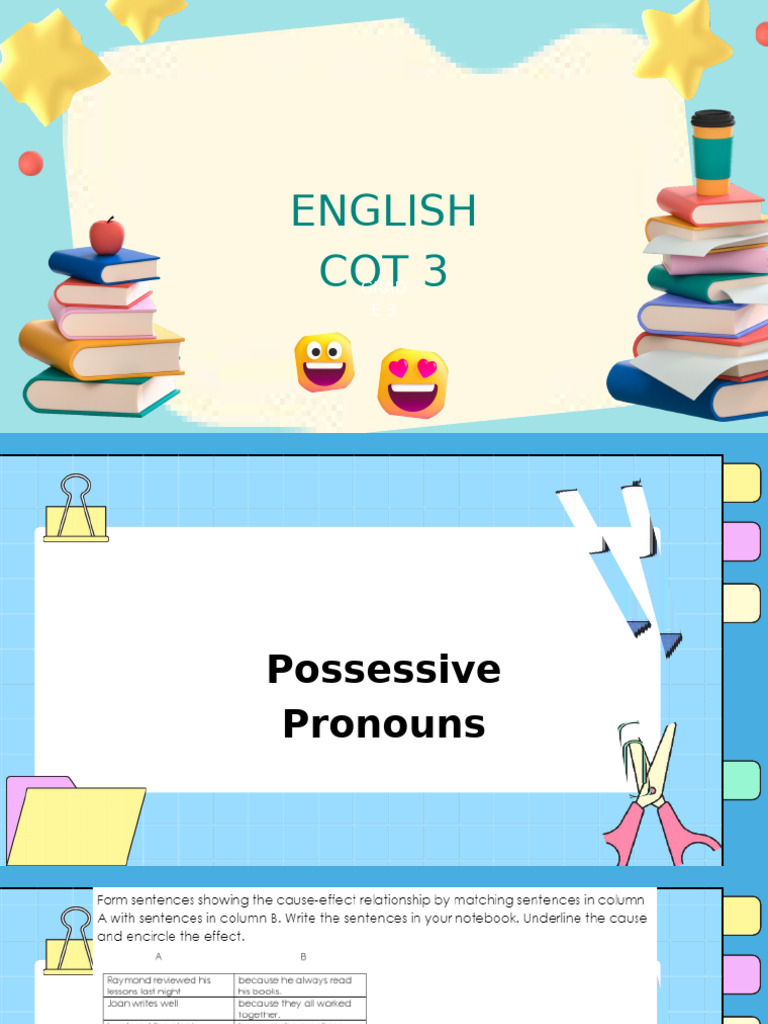 Grade 3 Cot English | PDF