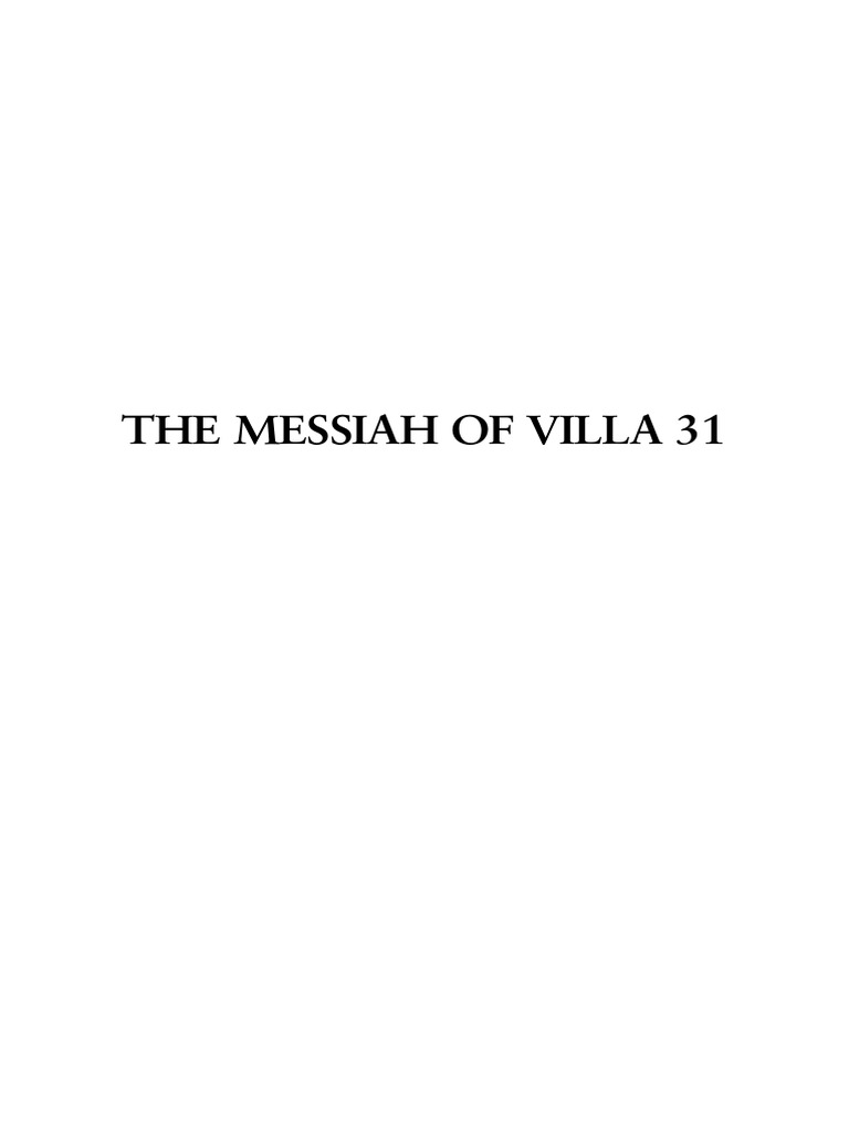 The Messiah of Villa 31 Poems and Storie | PDF