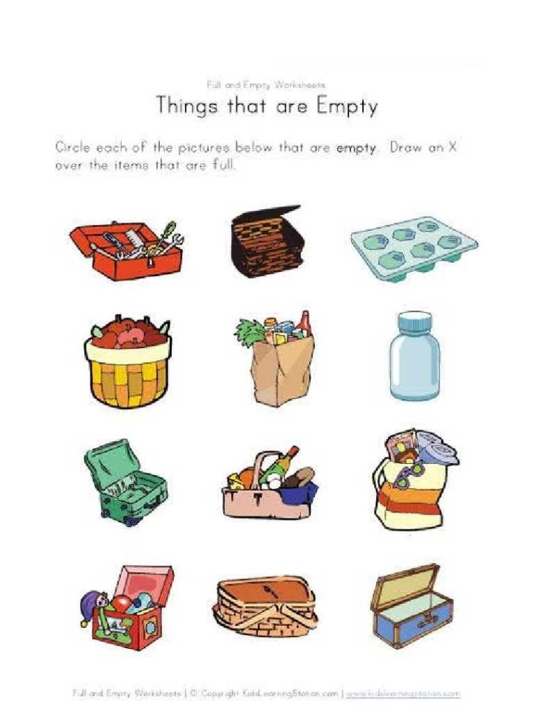 Empty and Full | PDF