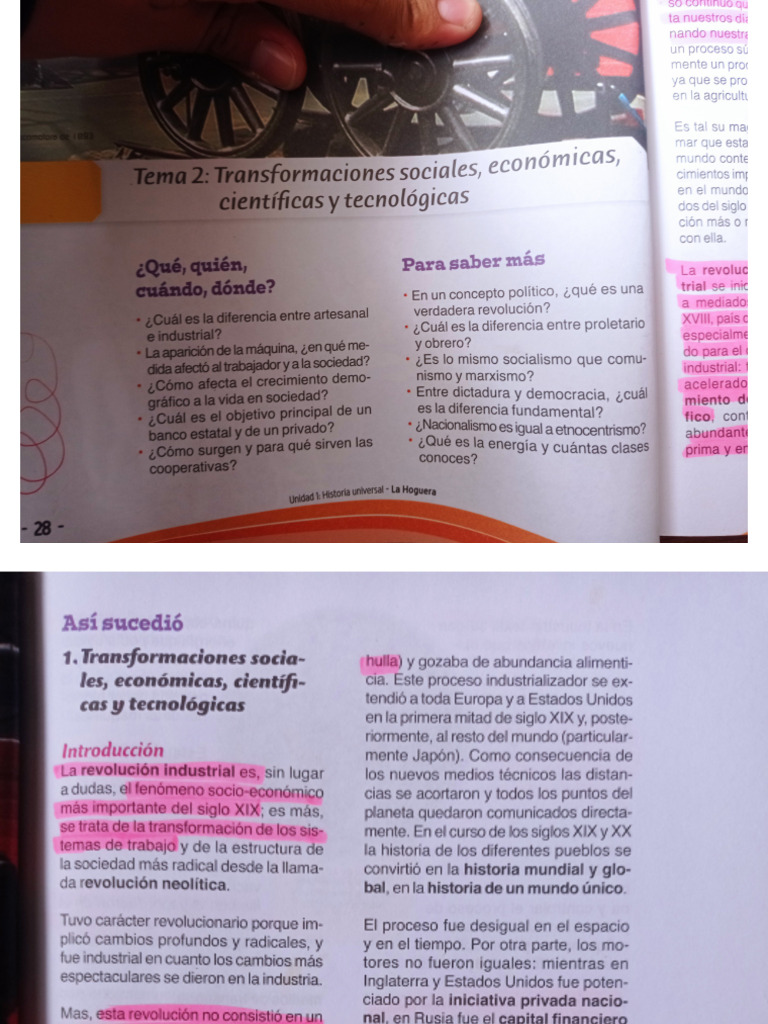 Transformaciones Sociales, Economicas, Cientificas y Tecnologicas | PDF