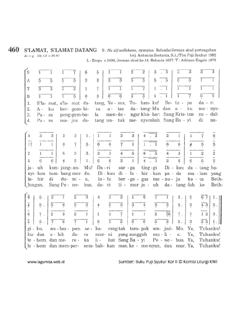 Lagu Koor Natal BIA 20241225 | PDF