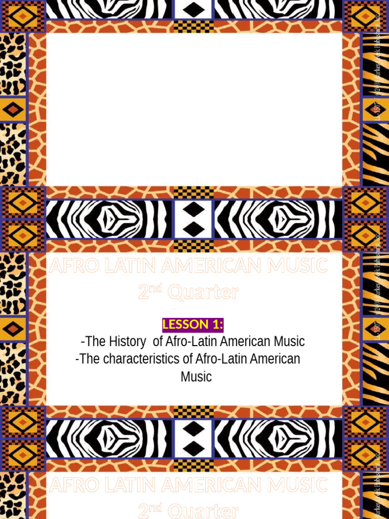 History and Characteristics of Afro-Latin Music | PDF | Blues ...