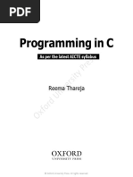 Programming in ANSI C 8th Edition E Balagurusamy PDF Download | PDF | Computer Program | Programming
