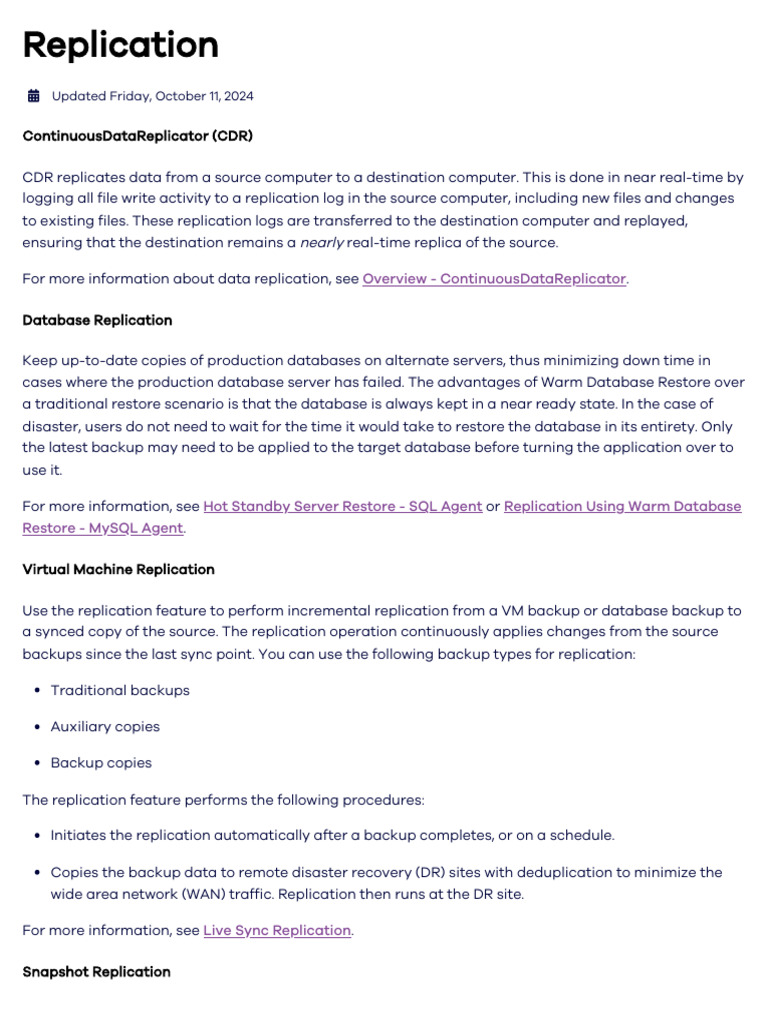 Data Replication Techniques Guide | PDF