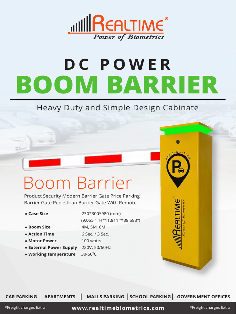 Boom barrier catalogue | PDF | Power Supply | Mains Electricity