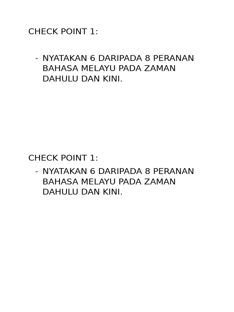 Check Point 1 | PDF