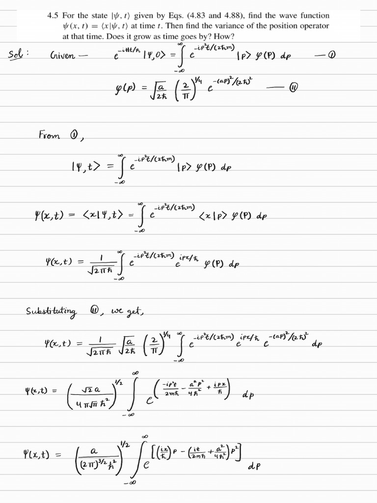 Theoretical Physics Assignment | PDF