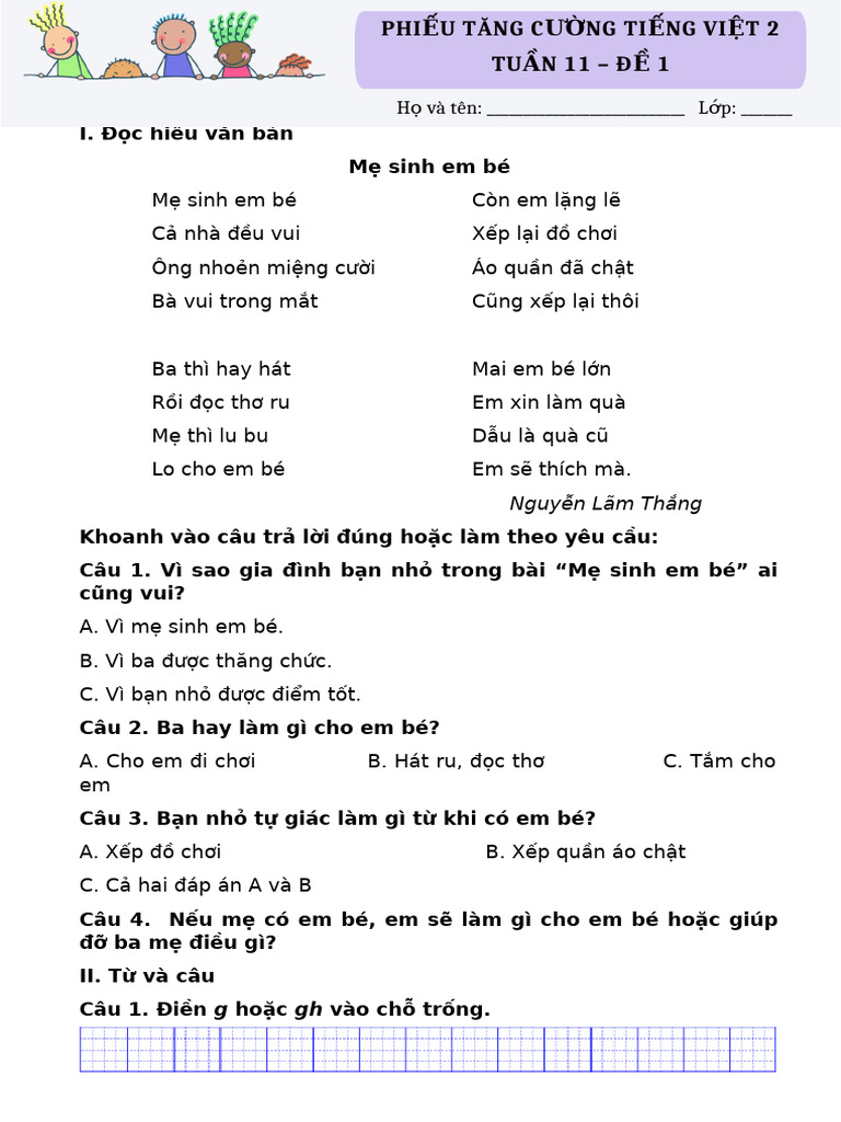 BT Tiếng Việt 11 T10 KNTT | PDF