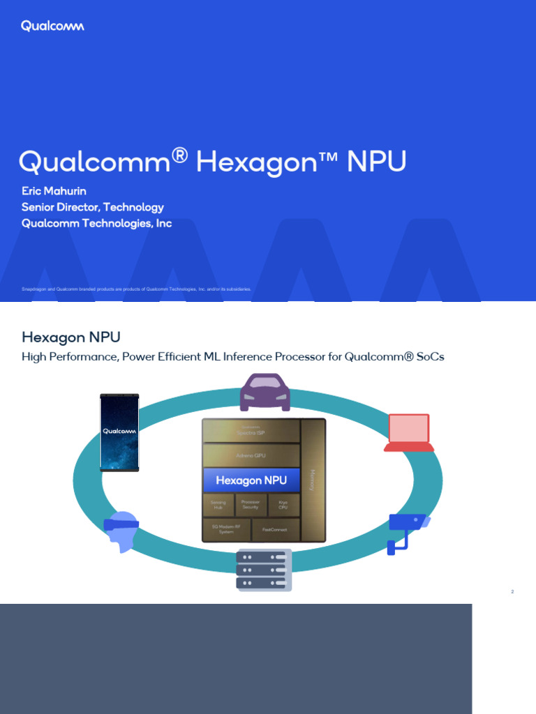 HC2023 Qualcomm Hexagon NPU | PDF | Cpu Cache | Integrated Circuit