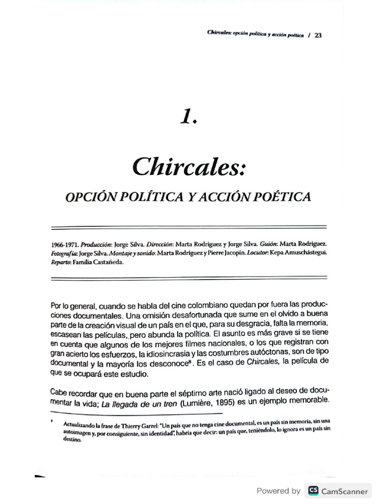 Chircales - Martha Rodríguez | PDF