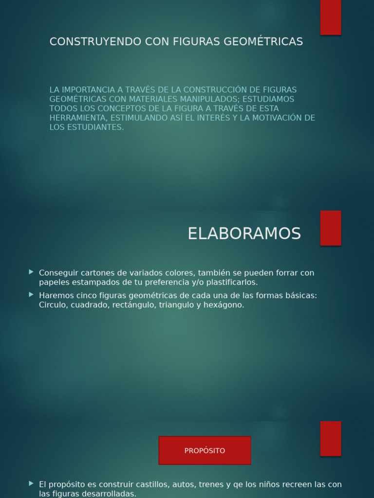 Construyendo Con Figuras Geométricas | PDF