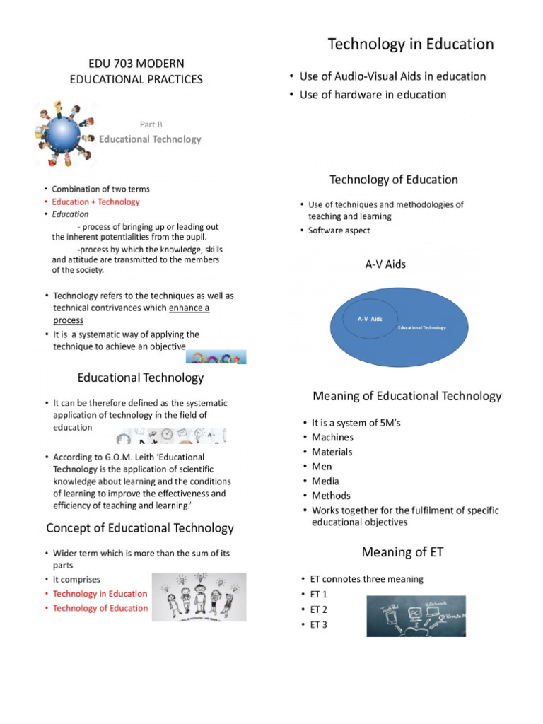 Educational Technology | PDF | Educational Technology | Learning