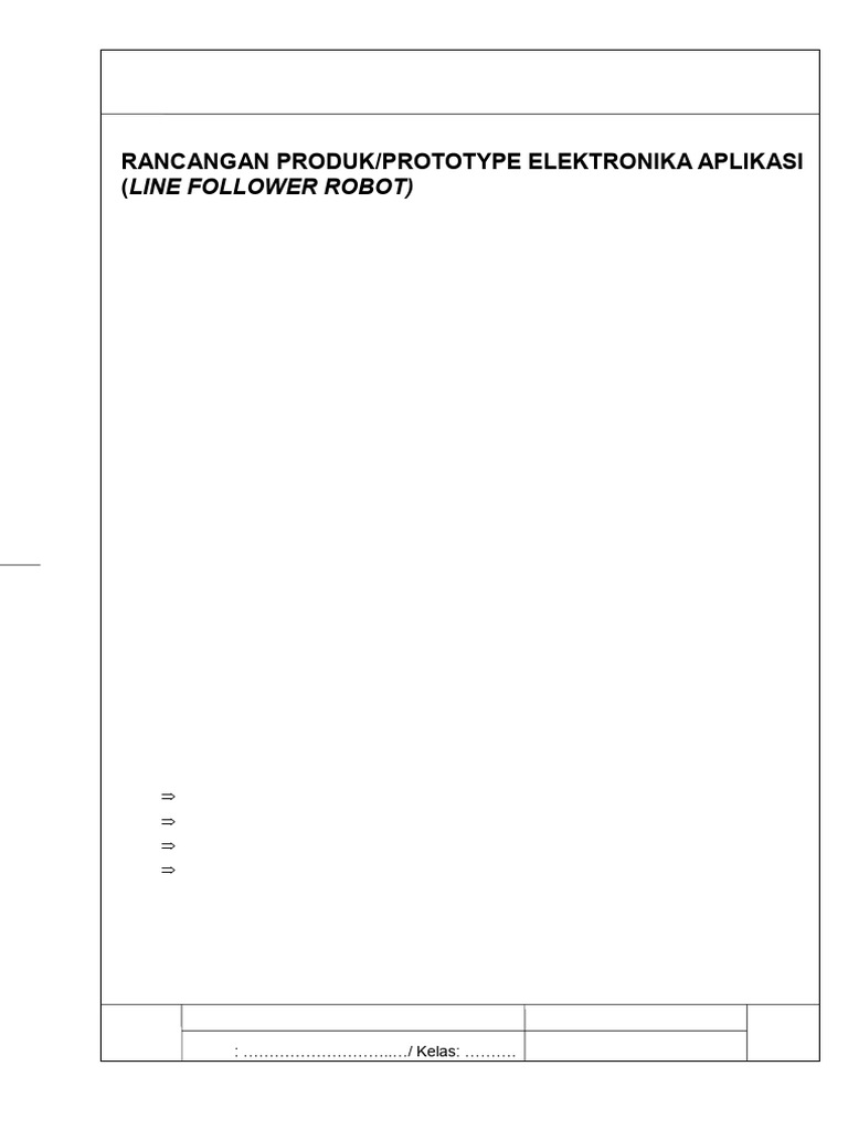Contoh Modul Ajar - PKK - Prototype Line Follower Robotic | PDF