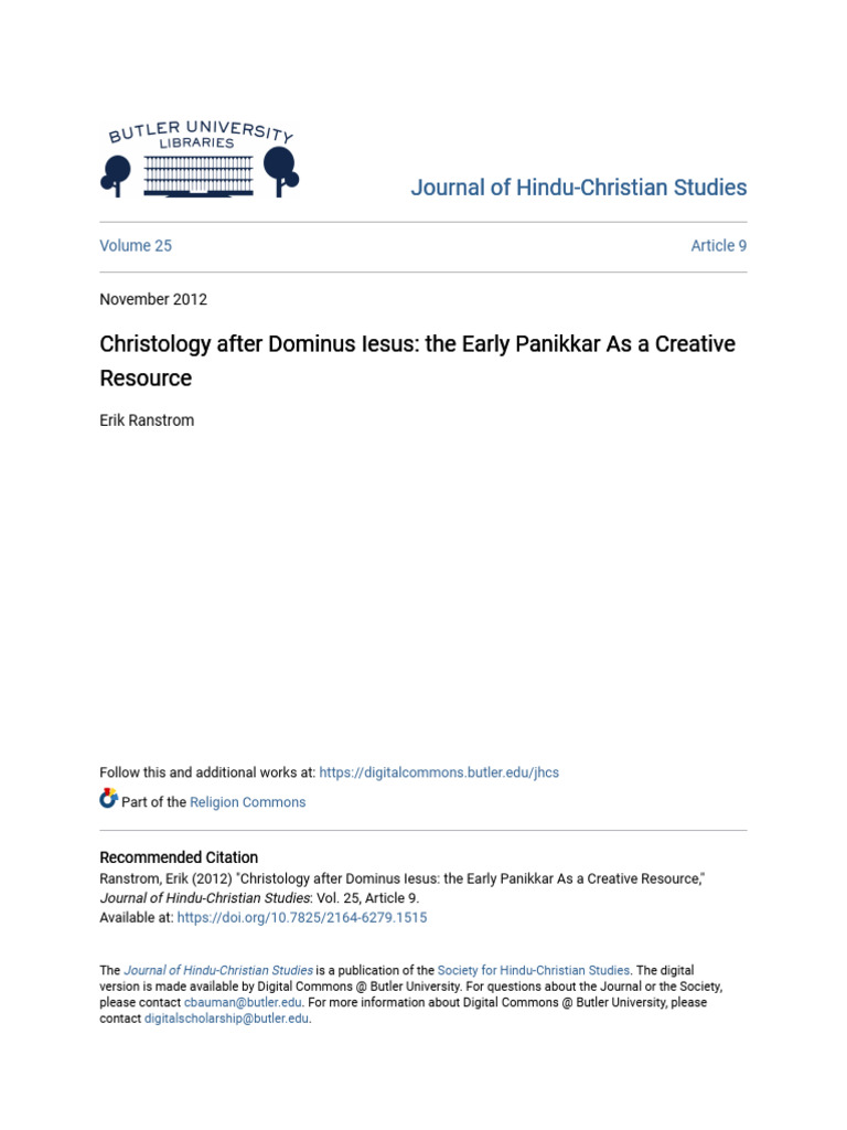 Christology after Dominus Iesus | PDF | Christology | Jesus