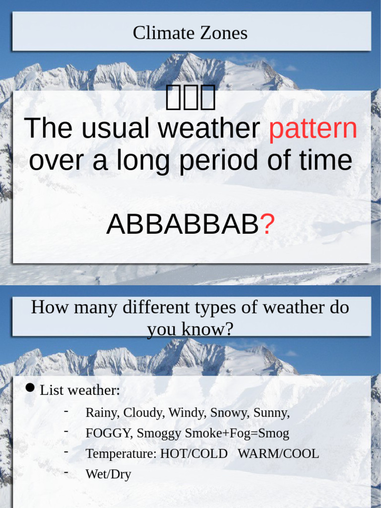 Climate Weather Environment | PDF | Tropics | Temperate Climate