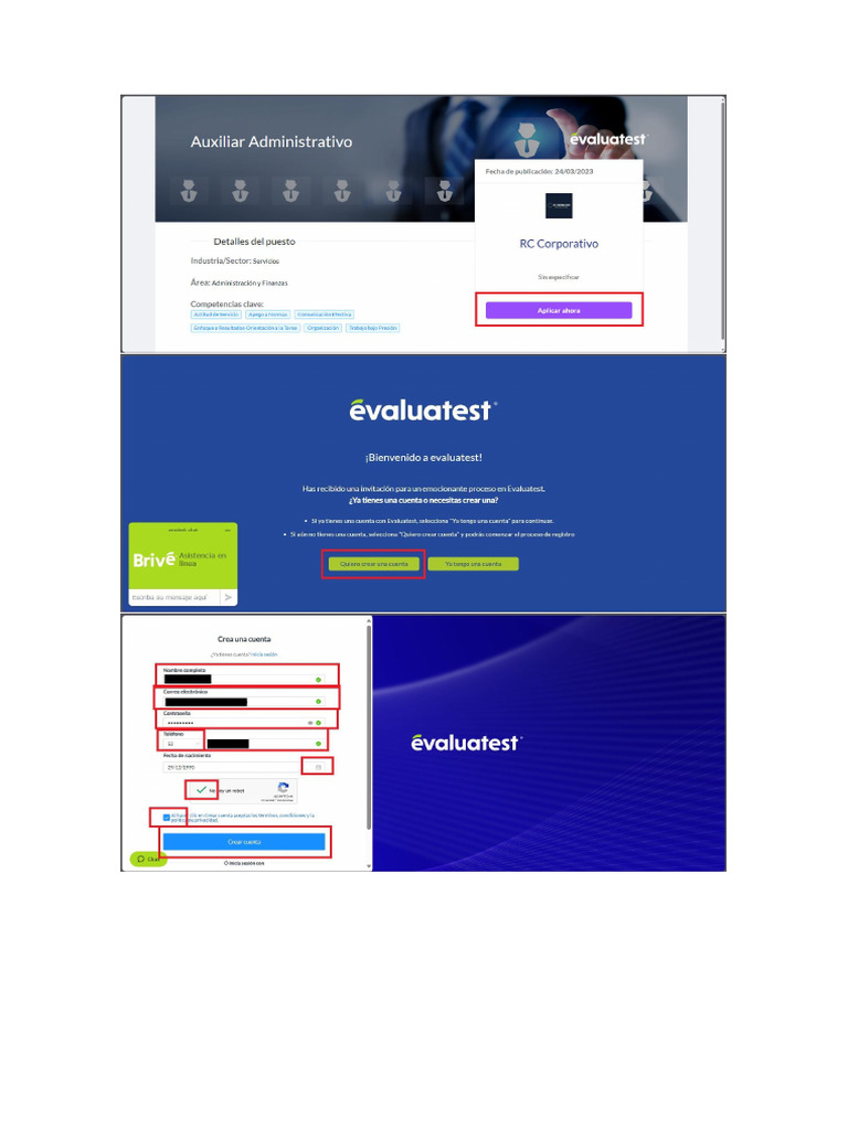 EVALUATEST. Guía | PDF