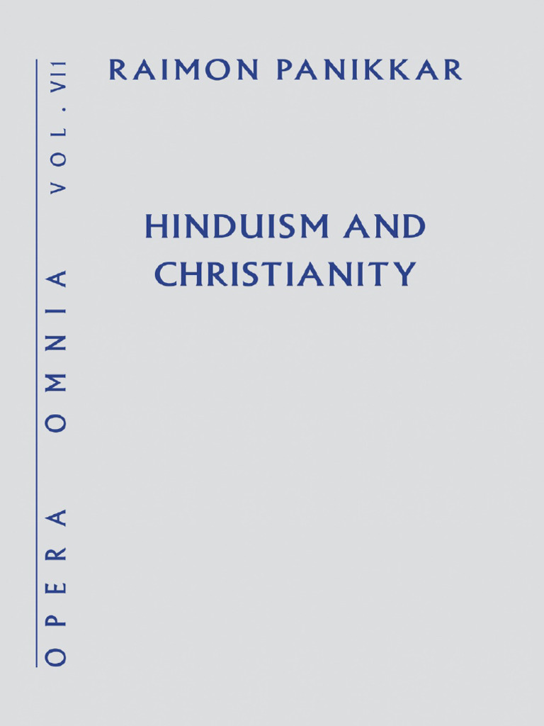 Hinduism and Christianity (Panikkar, Raimon) (Z-Library) | PDF | God ...