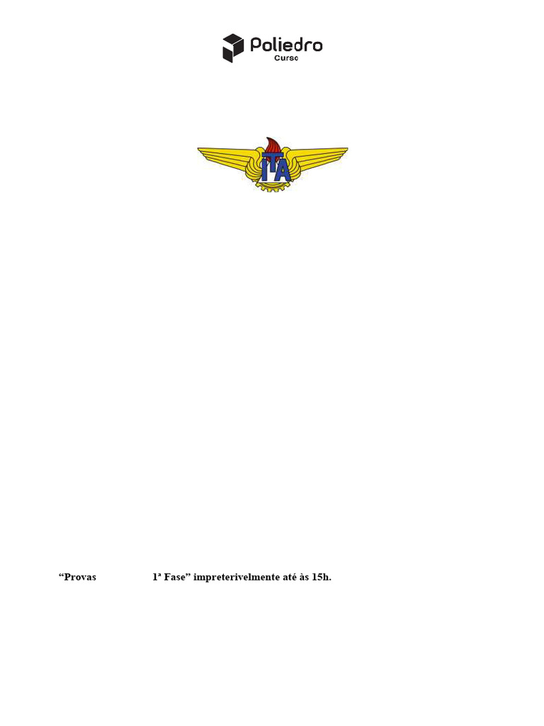 Ciclo 6 ITA 1 Fase | PDF | Gases | Elétron