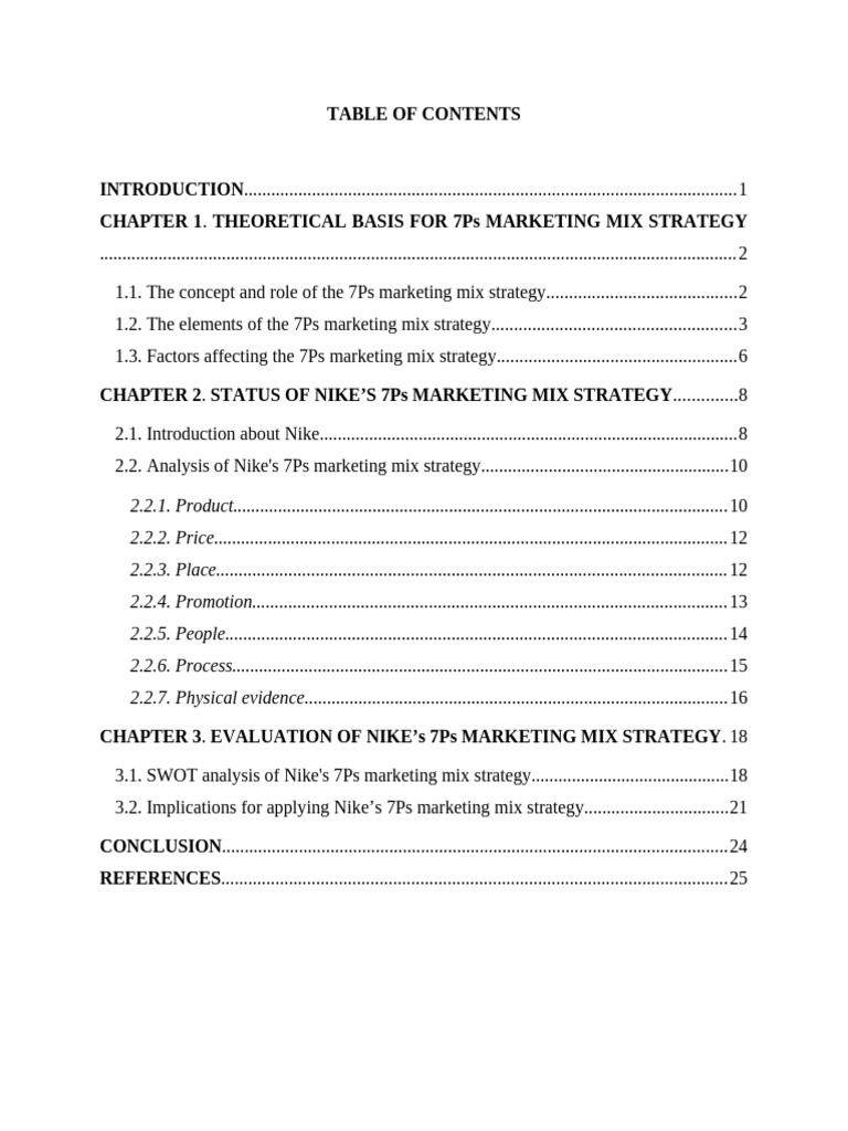 Nike Pdf Marketing Nike