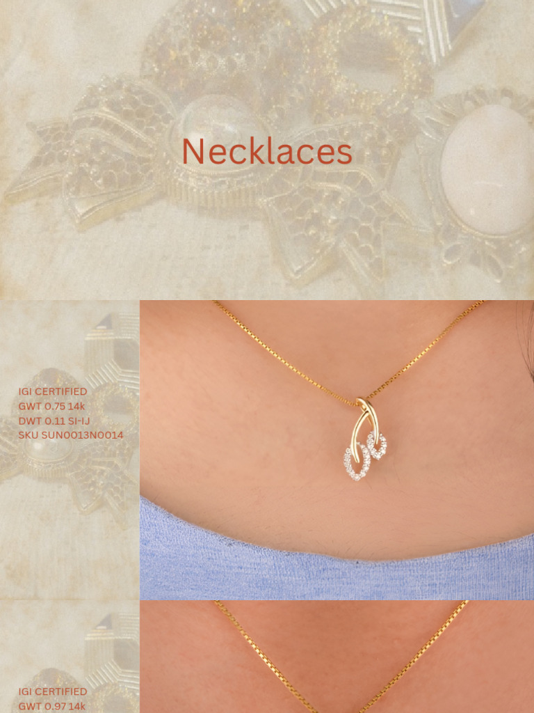 Product Catalog - Necklaces | PDF