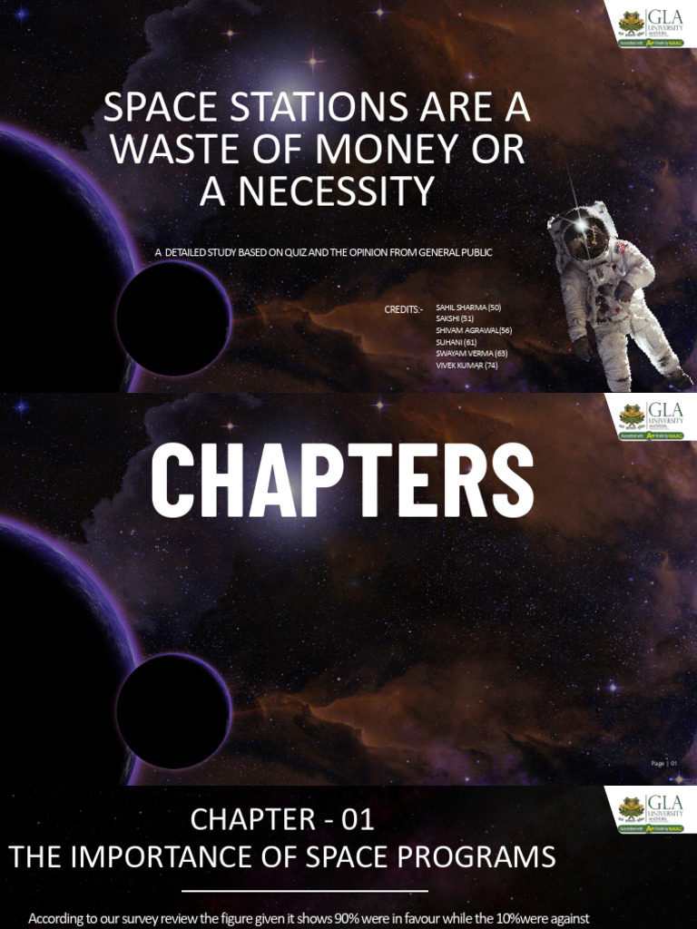 Space Stations: Necessity or Waste? | PDF | Space Exploration ...