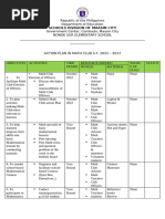 Math Club Action Plan 2023-2024 | PDF | Mathematics | Behavior Modification