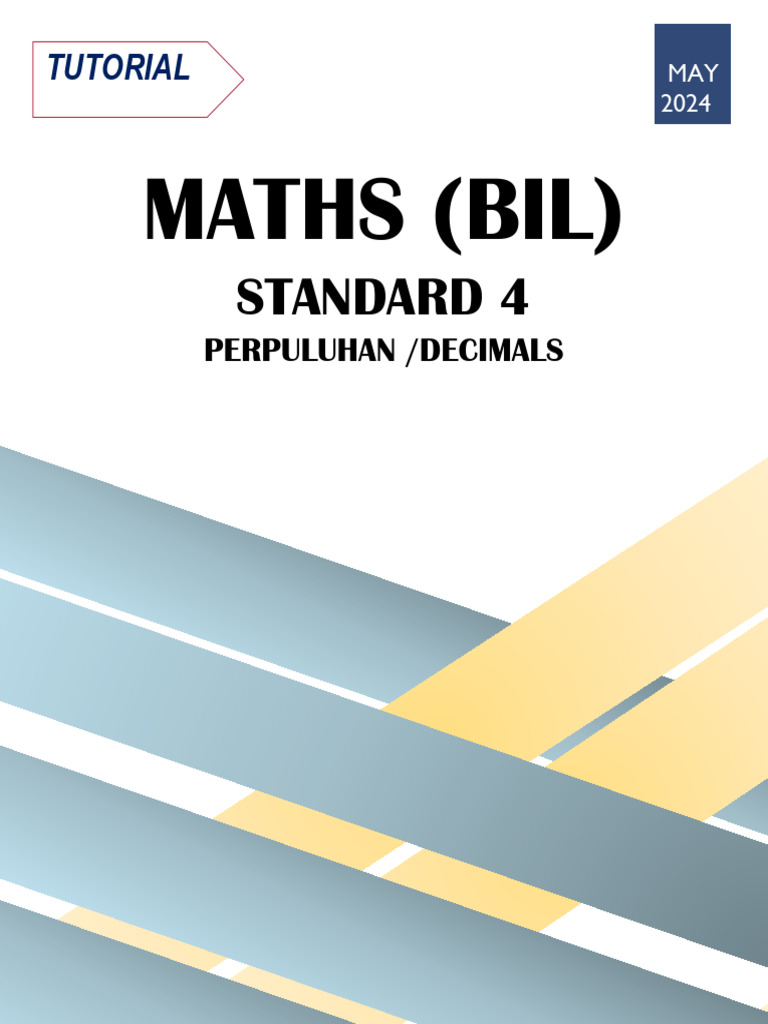D4-Maths (Tutorial) - Perpuluhan-Set 2 | PDF