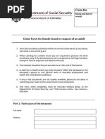 z300 Funeral Benefits Form Latest Update | PDF | Pension | Welfare