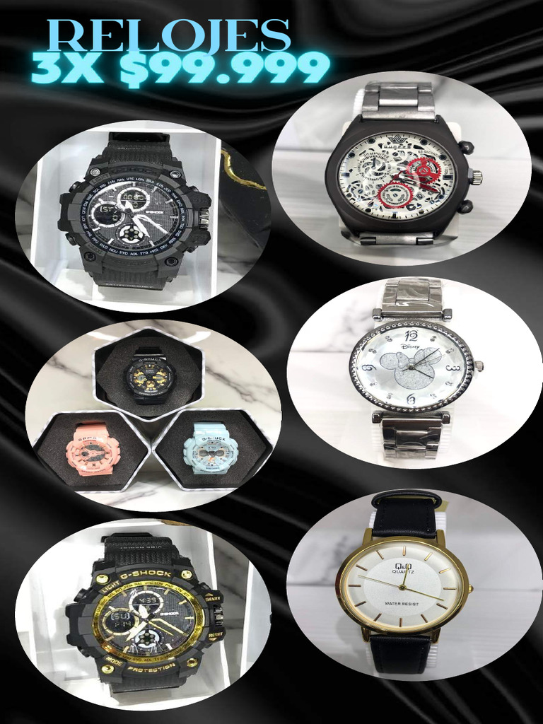 Relojes 3X $99.999 | PDF