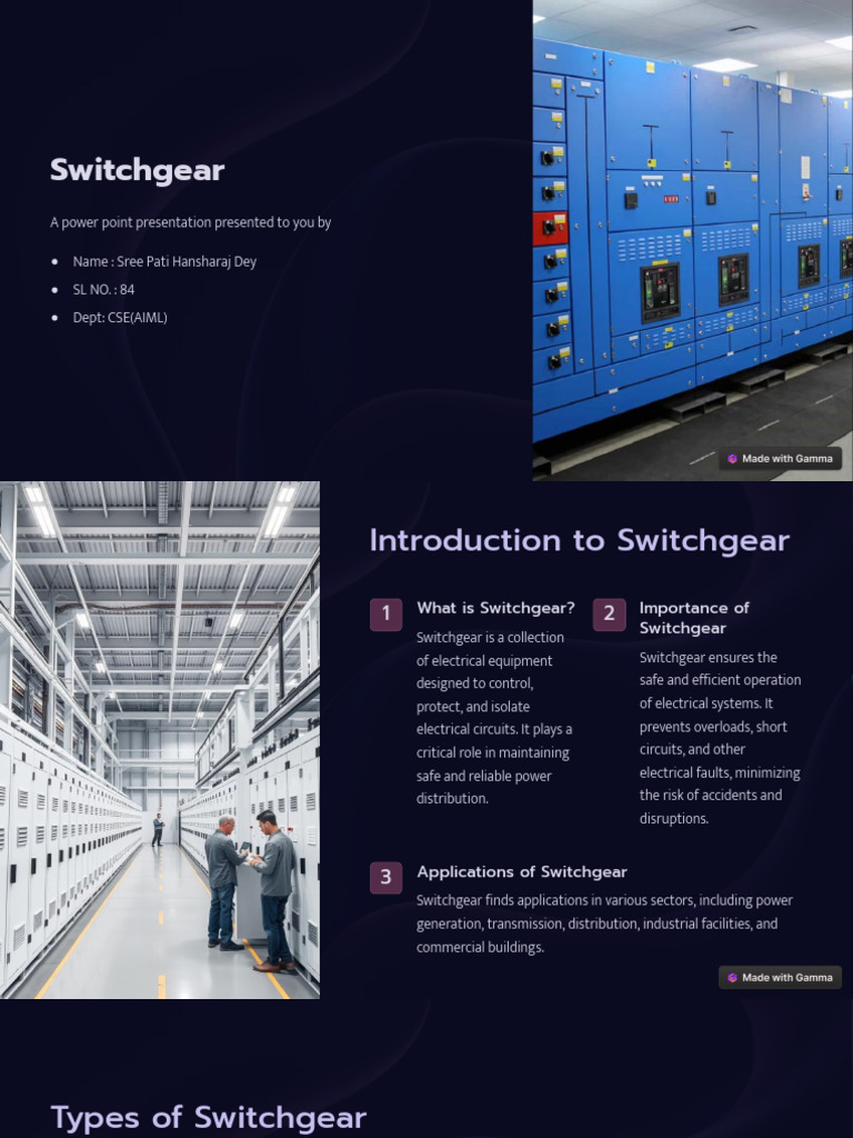 Switchgear | PDF | High Voltage | Fuse (Electrical)