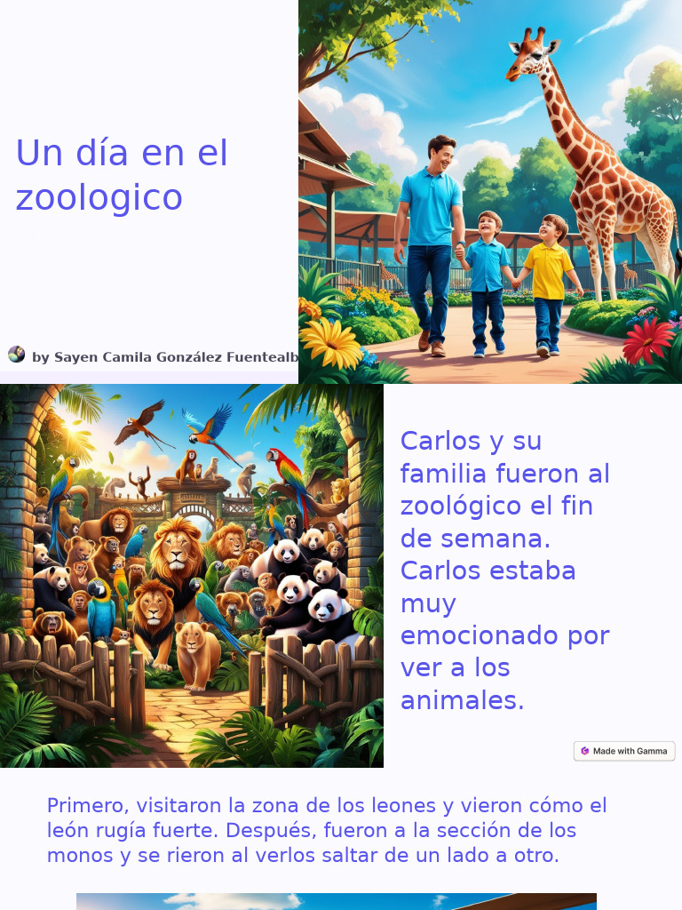 Un Día en El Zoologico | PDF
