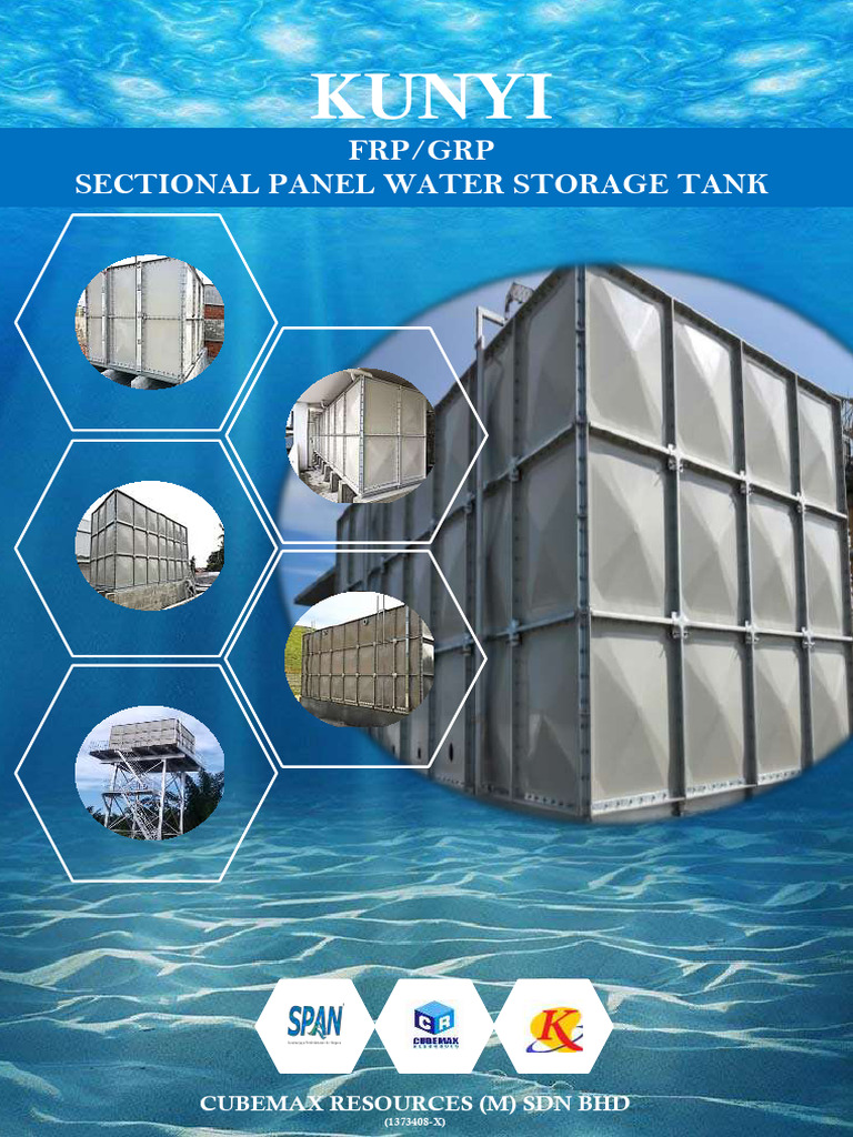 FRP Sectional Water Tank Overview | PDF | Fibre Reinforced Plastic ...