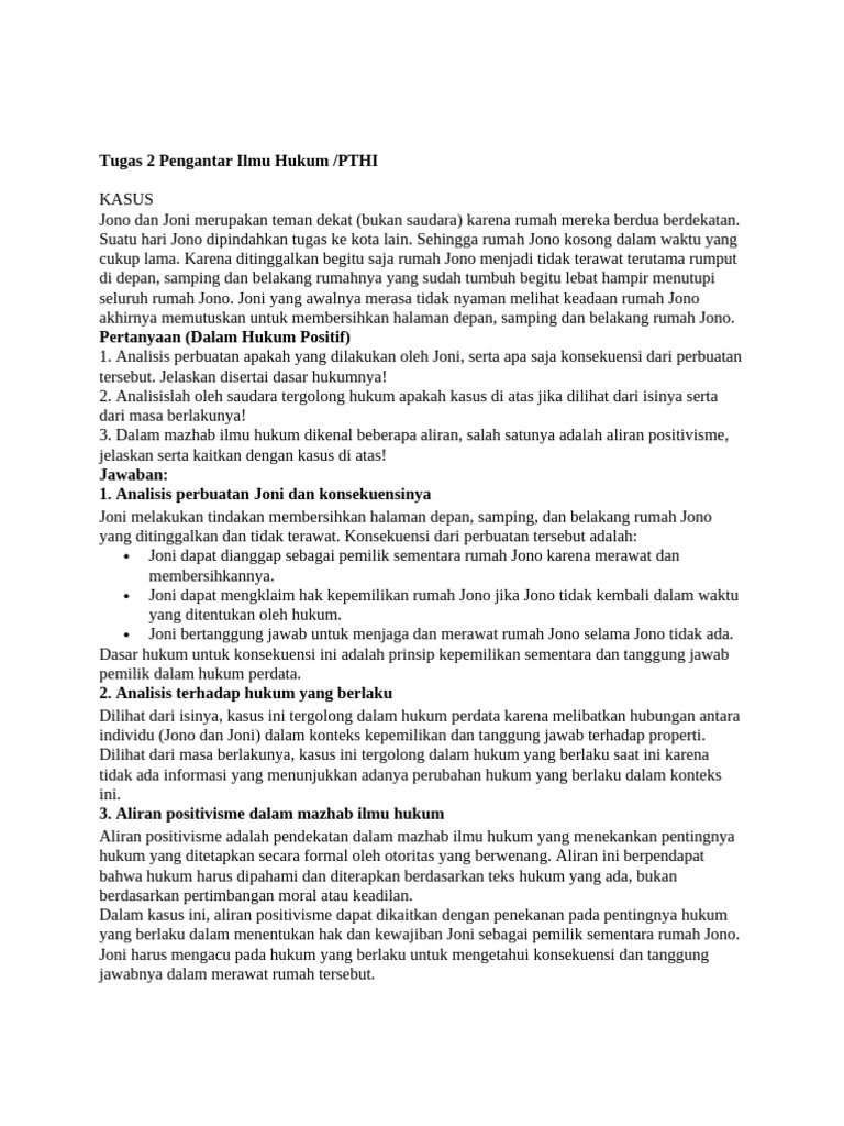 Tugas 2 PTHI | PDF