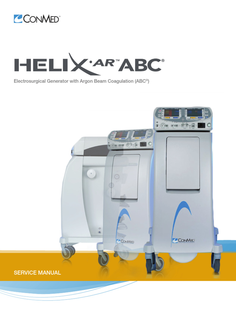 ConMed Helix AR ABC Electrosurgical Generator Argon Beam Coagulation 60 ...