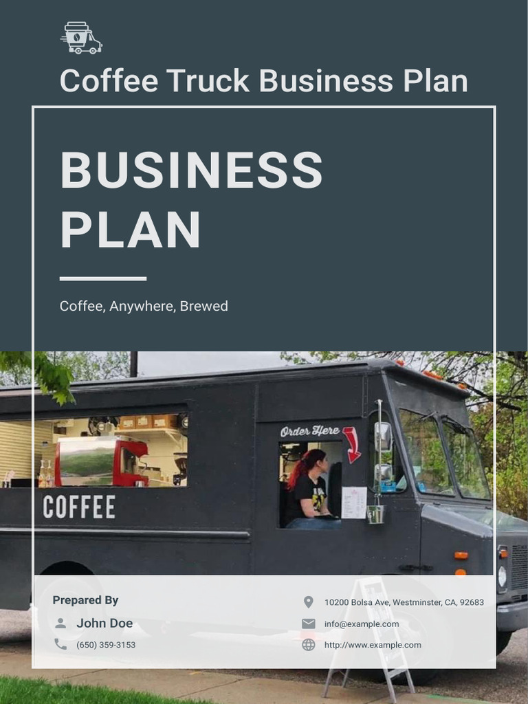 Coffee Truck Business Plan Overview | PDF | Marketing | Chocolate