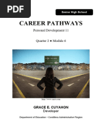 Personal Development: Quarter 2 - Module 4: Career Development (Week 7 ...