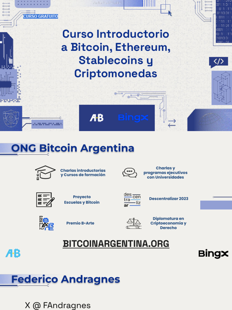 Curso Bingx - Clase2 | PDF | Bitcoin | Aplicaciones de la criptografía