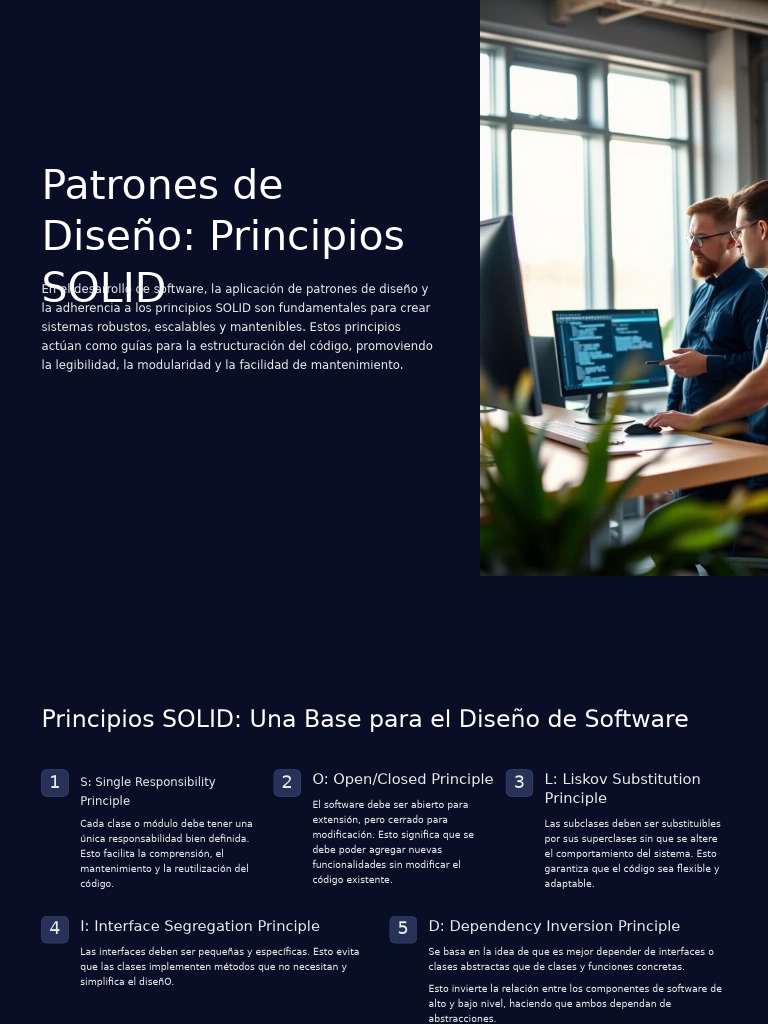 Principios y Patrones de Diseño SOLID | PDF | Patrón de diseño de ...