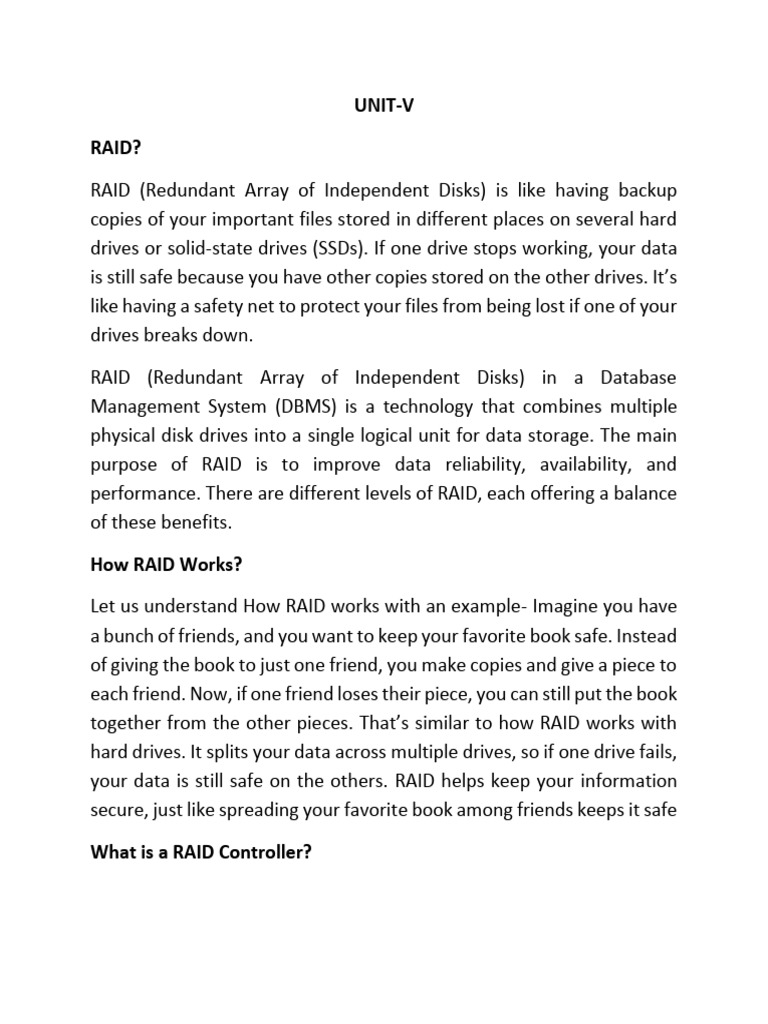 Unit V | PDF | Computer Data Storage | Random Access Memory