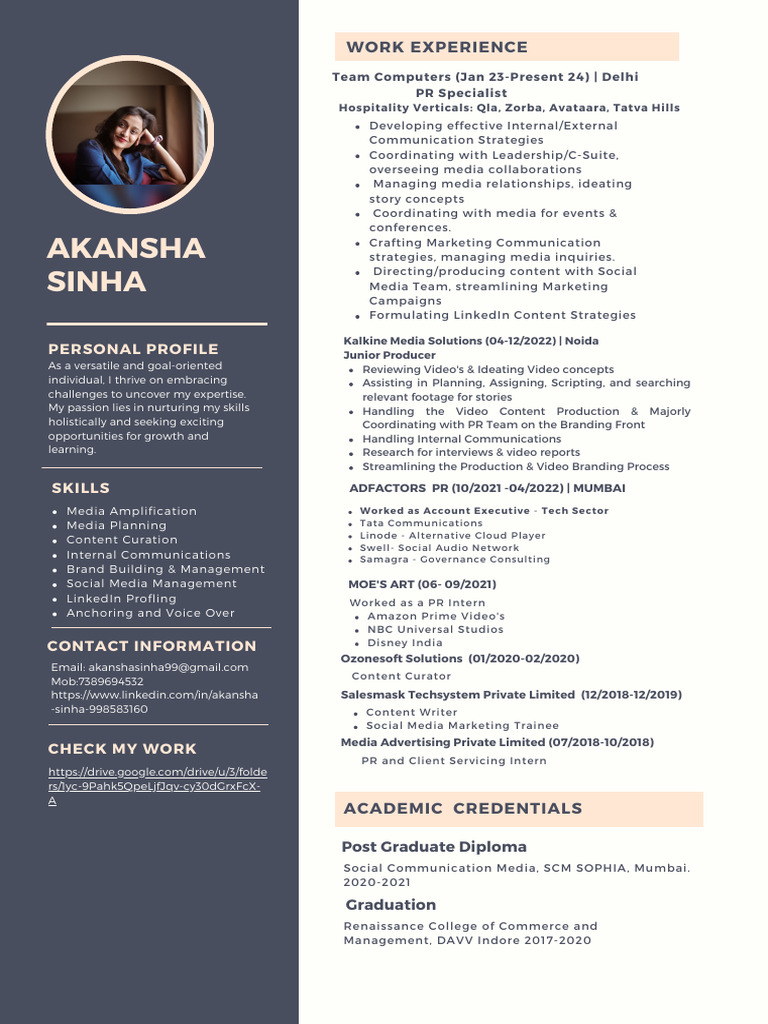 Akansha.Resume | PDF | Business | Leadership