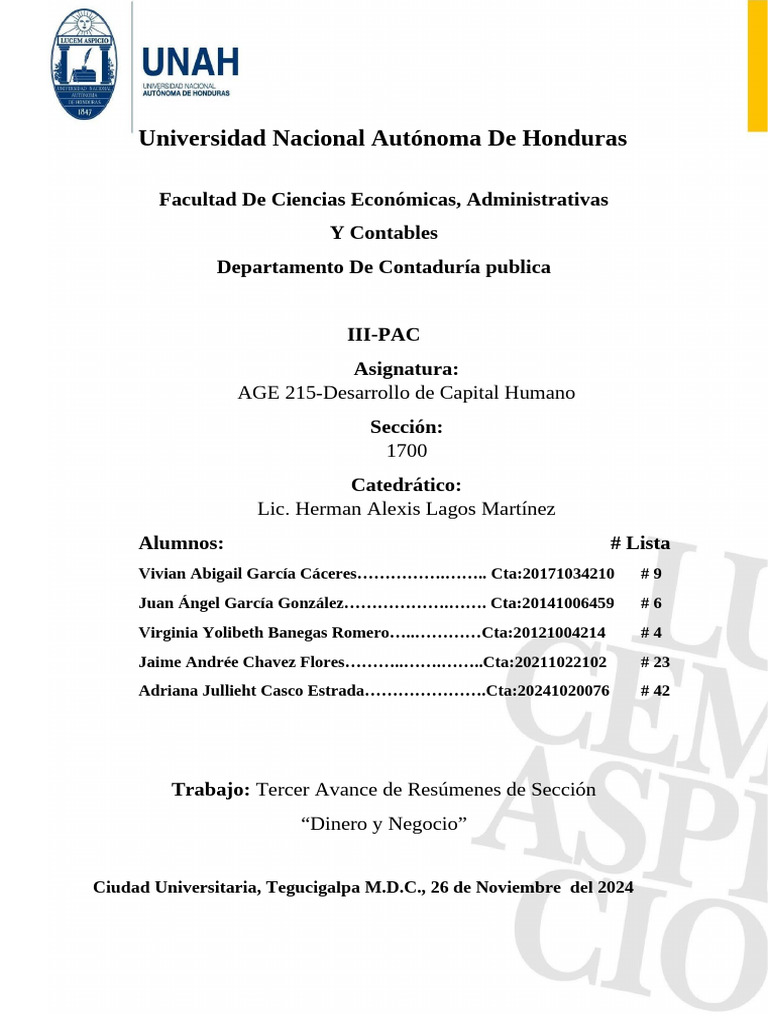 Dinero y Negocios Tercer Entrega | PDF | Pequeñas y medianas empresas | Fondo Monetario ...