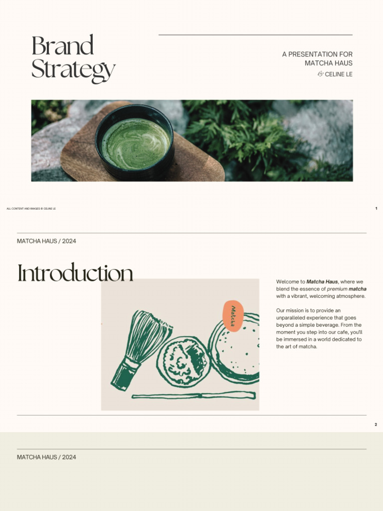 Matcha Haus - Brand Strategy | PDF