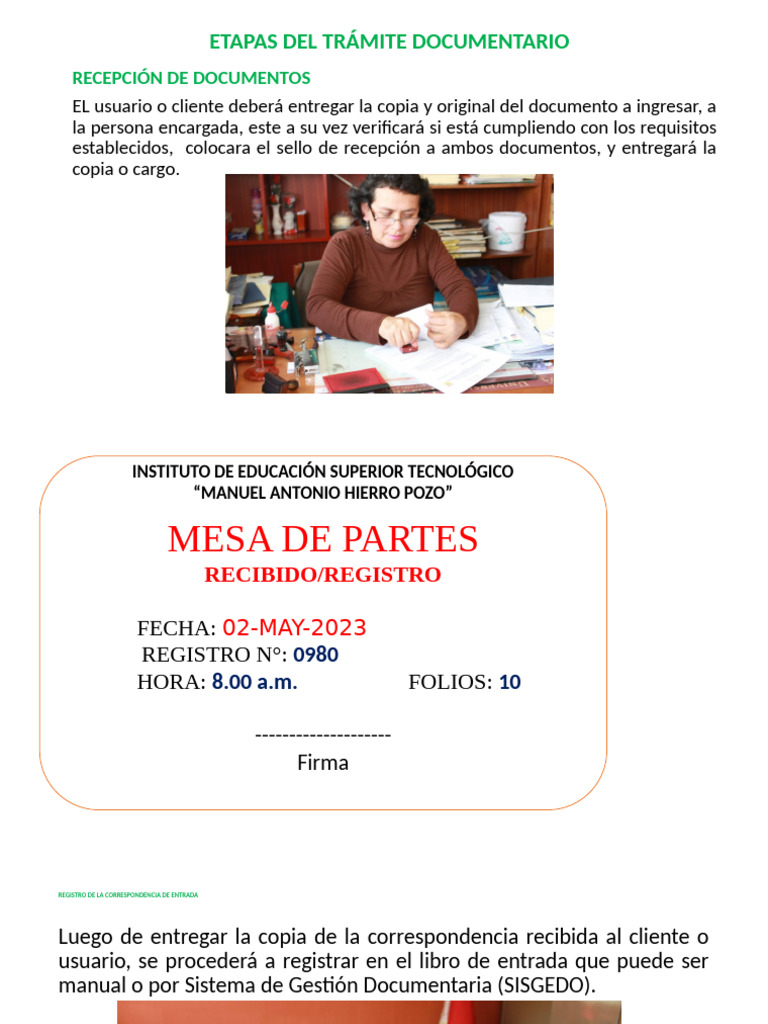 Guía de Trámite Documentario | PDF