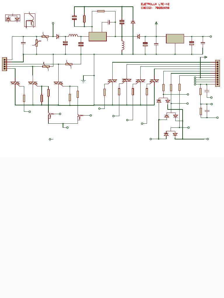 Esquema Elétrico Lavadora Electrolux LTE12 | PDF