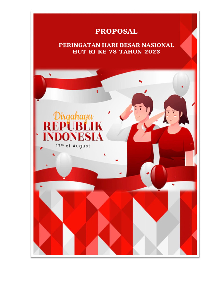 Proposal Peringatan HUT RI ke-78 Desa Polehan | PDF