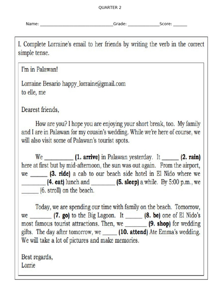 QUARTER 2 English 4 | PDF