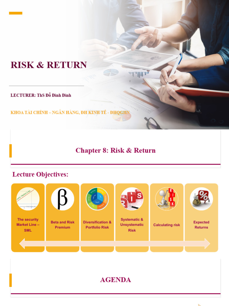 Chapter 8 Risk and Return | PDF | Standard Deviation | Beta (Finance)