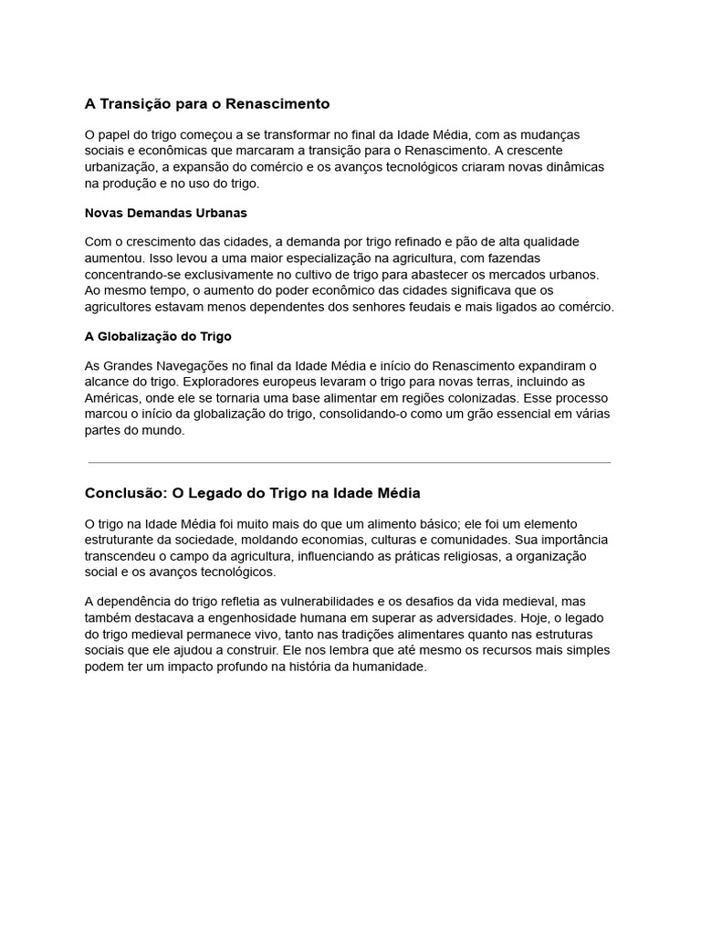 história do trigo 4 | PDF