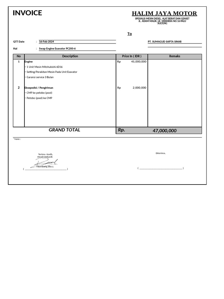 Swap Engine Exa Pc200-6 | PDF
