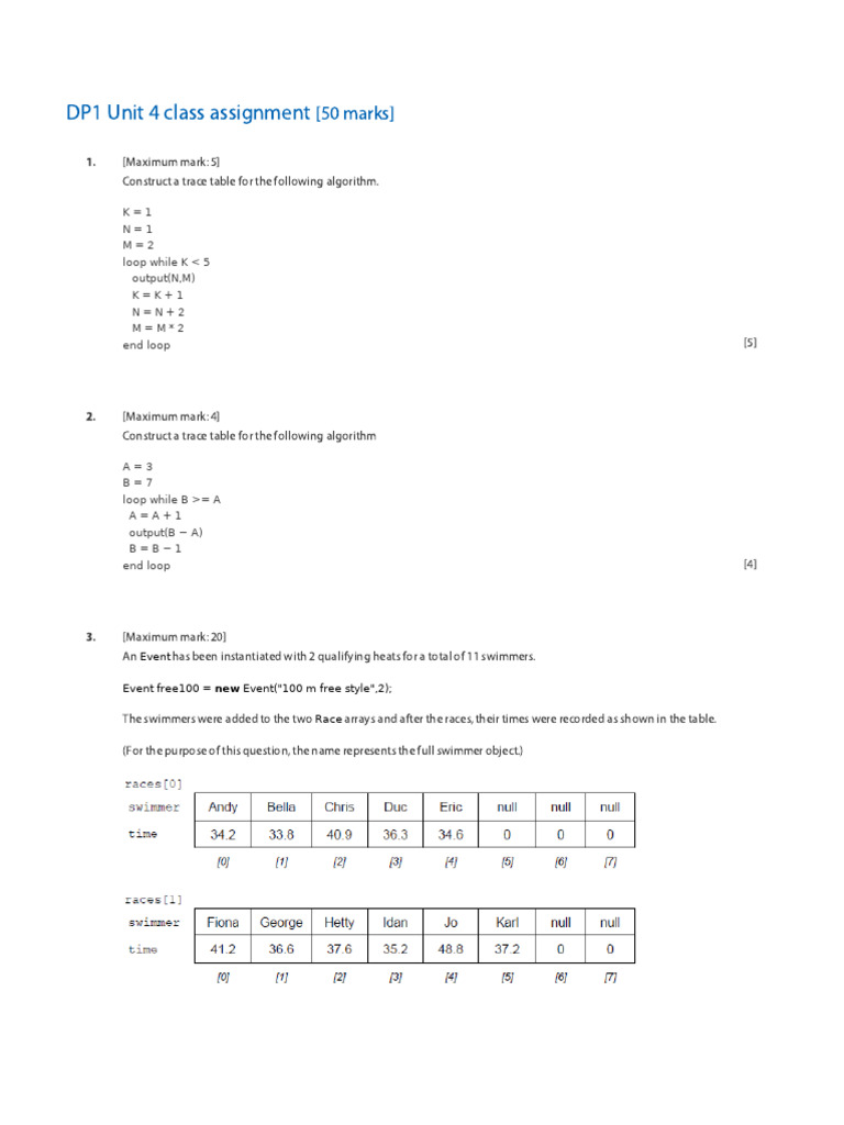 DP1 Unit 4 Class Assignment | PDF | Sea Ice | Oceans